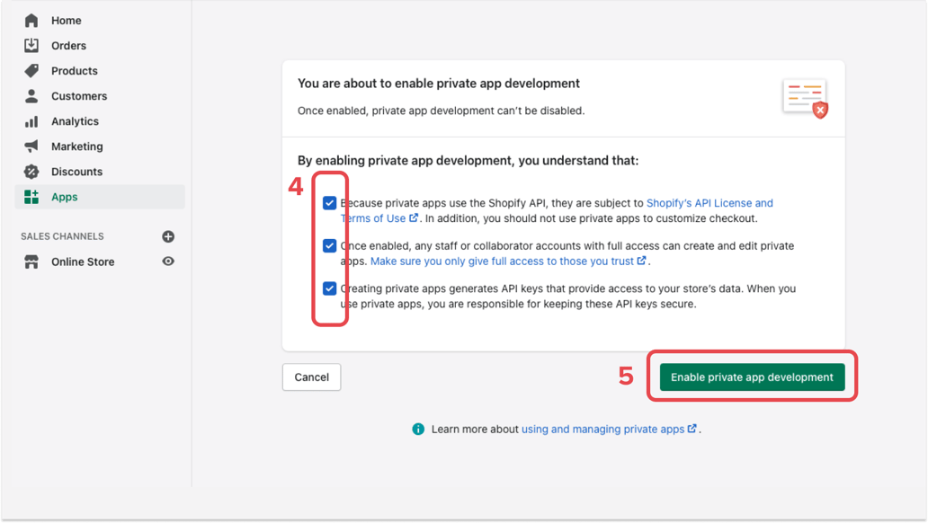 How to connect to Shopify