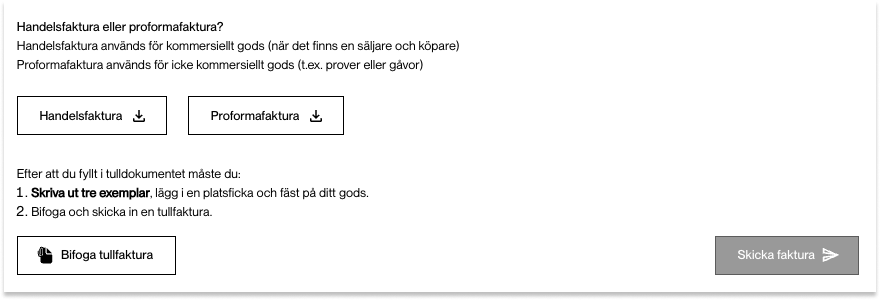 How to create a customs invoice